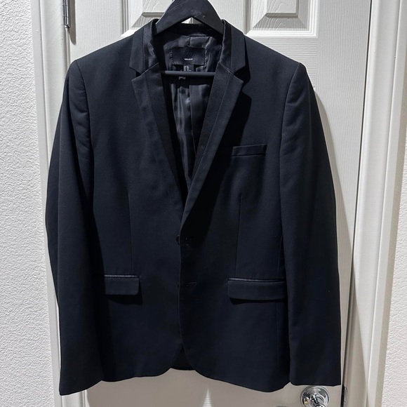 H&M | Suits & Blazers | Hm Black Blazer Size 48 | Poshmark